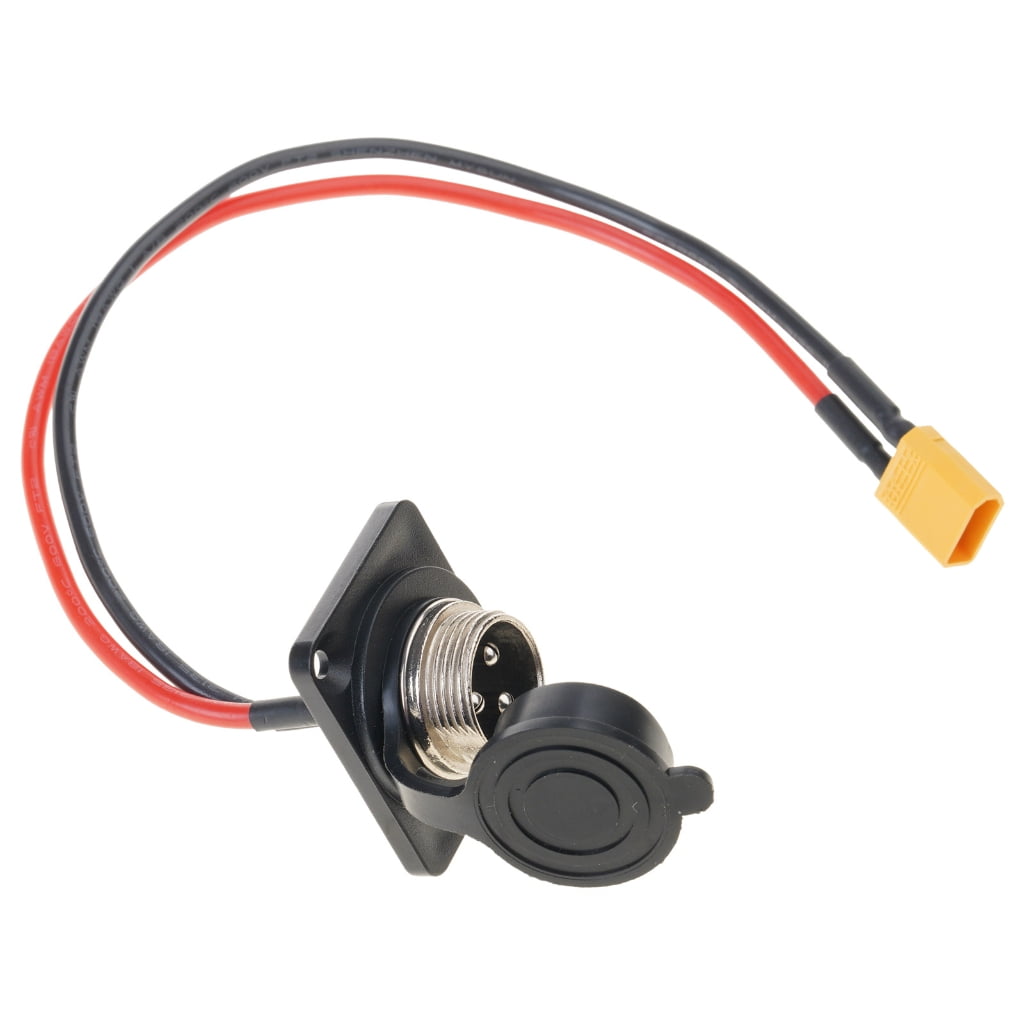 Electric Scooter Power Input Port Replacement 3Pin Charging Plug Power ...