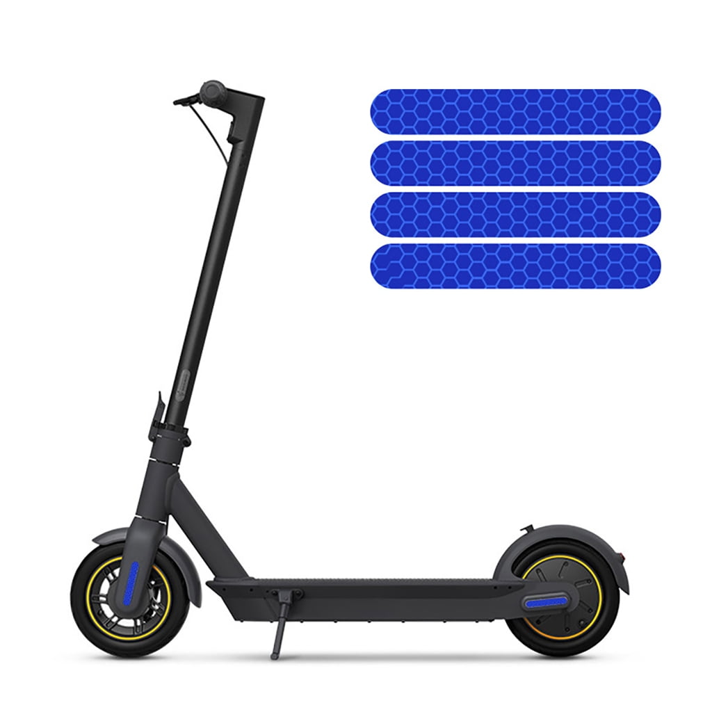 Electric Scooter Stickers Reflective Strips Left Right Wheel Rflective ...