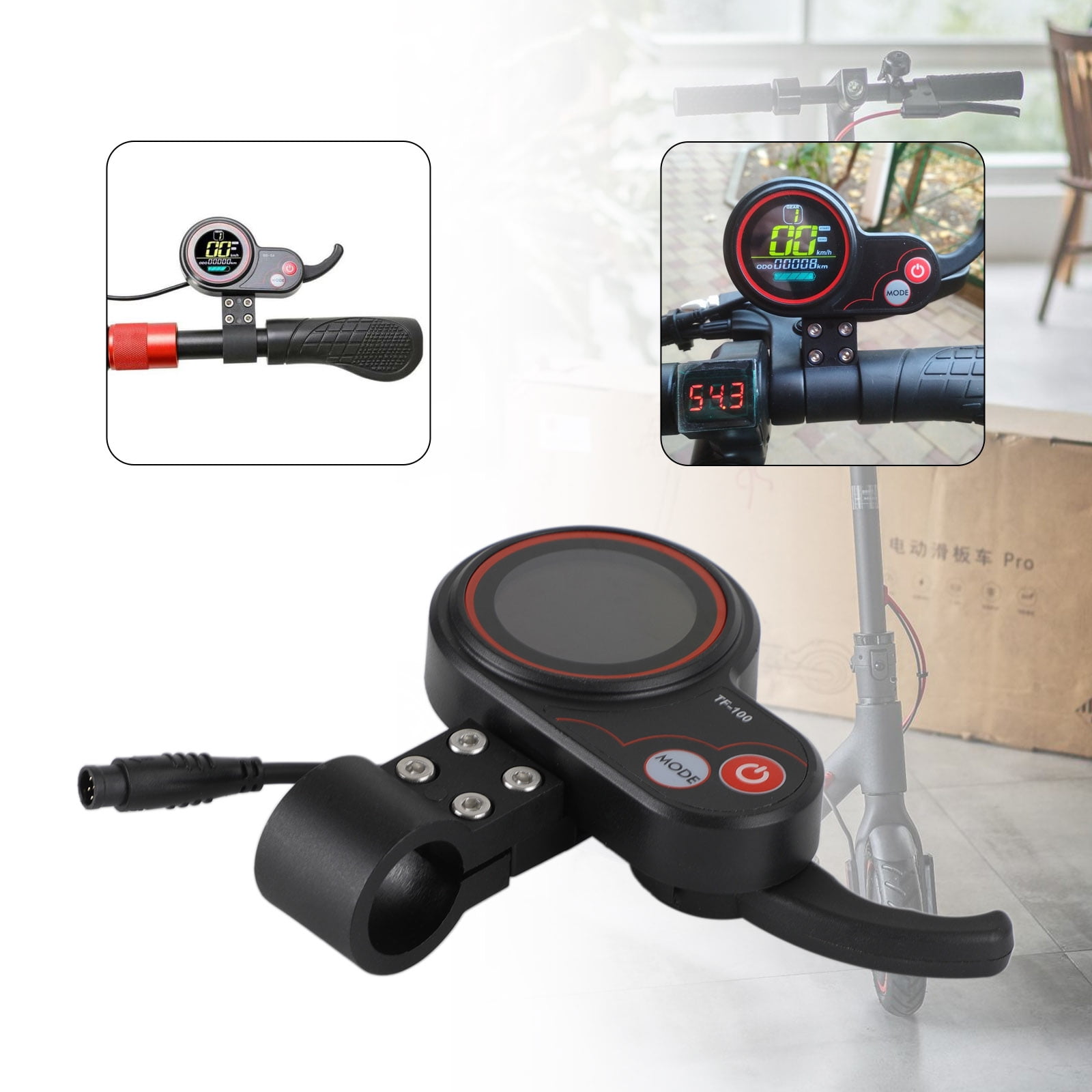 Electric Scooter TF-100 Speedometer Display For Kugoo M4/M4 Pro 48V 20A ...