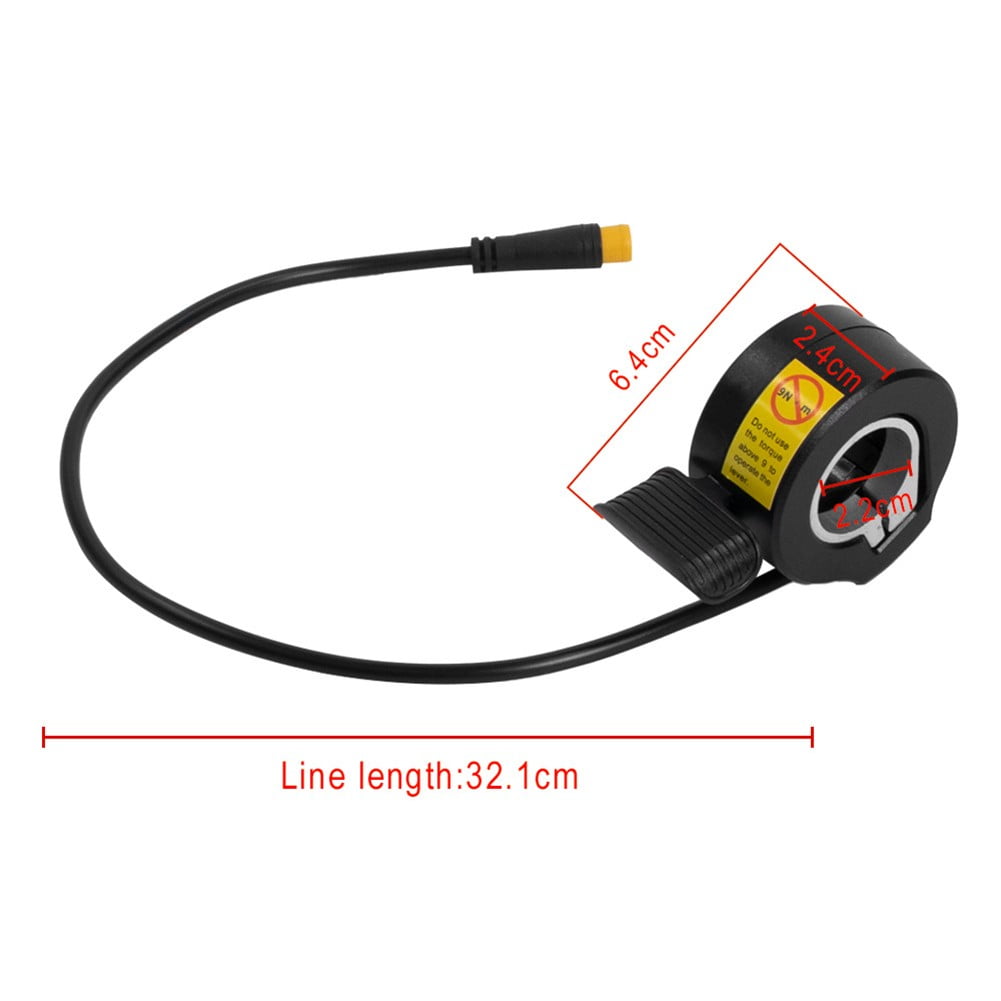 Electric Scooter Thumb Throttle Accelerator 130X With 3 Pin Connector ...
