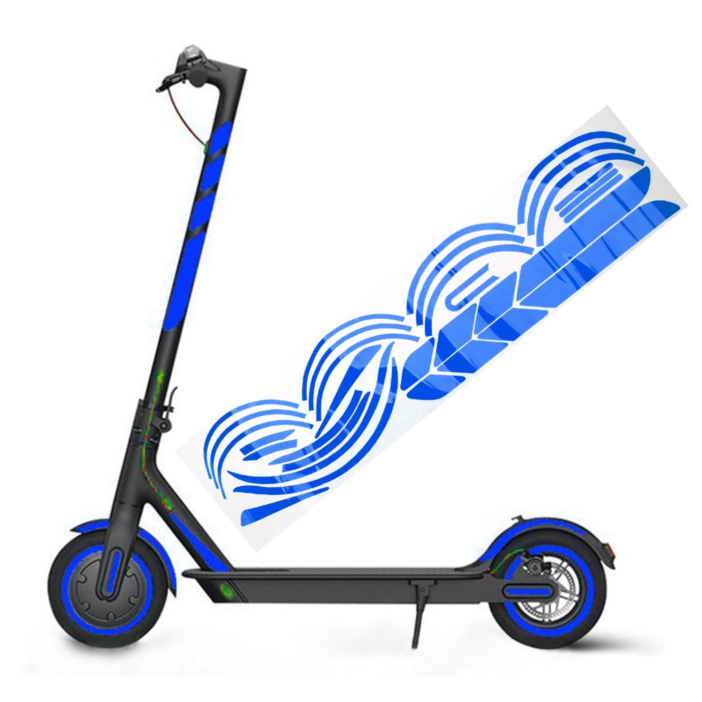 Electric Scooter Wheel Hub Protective Reflective Sticker Scooter Decal ...