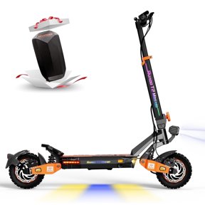 MotoTec Knockout Fat Tire 60v 1000w Electric Scooter Black - Walmart.com