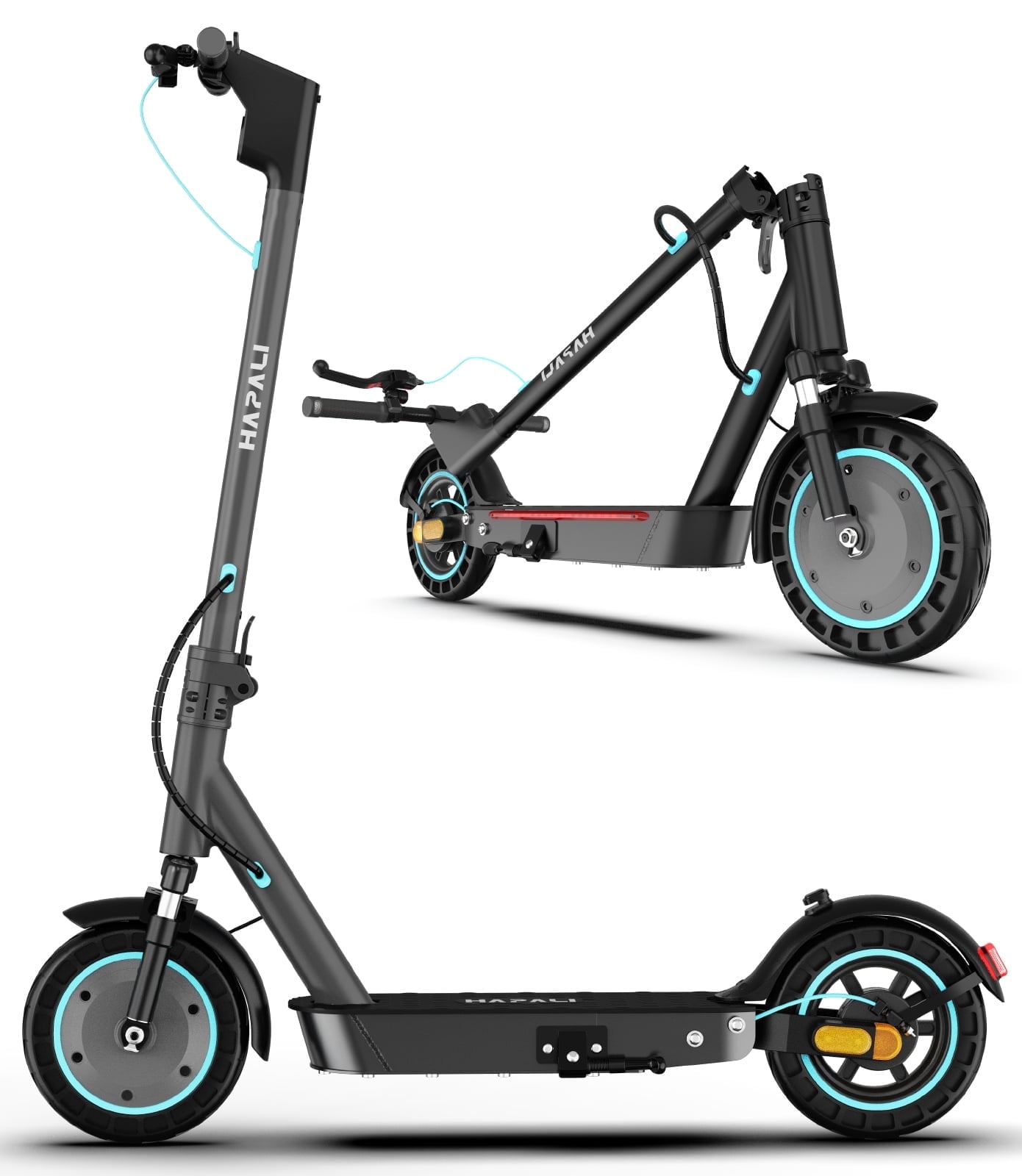 Electric Scooters for Adults, 650W Motor and 21 MPH, Portable Folding E ...