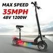 Free Shipping! MotoTec Thor 60v 2400w Lithium Electric Scooter Black ...
