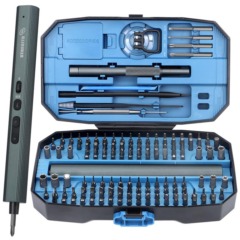 Electric Screwdriver 155 in 1 Mini Electric Screwdriver Set, Max 5 N.m ...