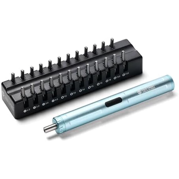 Electric Screwdriver with 24 Magnetic Bits, Cordless Screwdriver Set ...