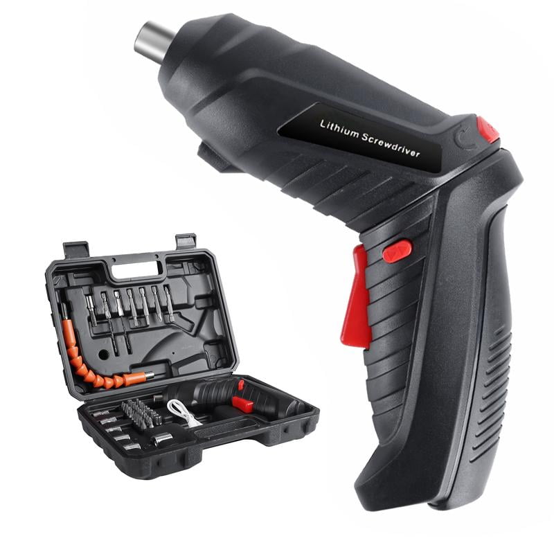 Electric Screwdriver Cordless Rechargeable Set 3.6V Li-ion 3.5N·m Max ...