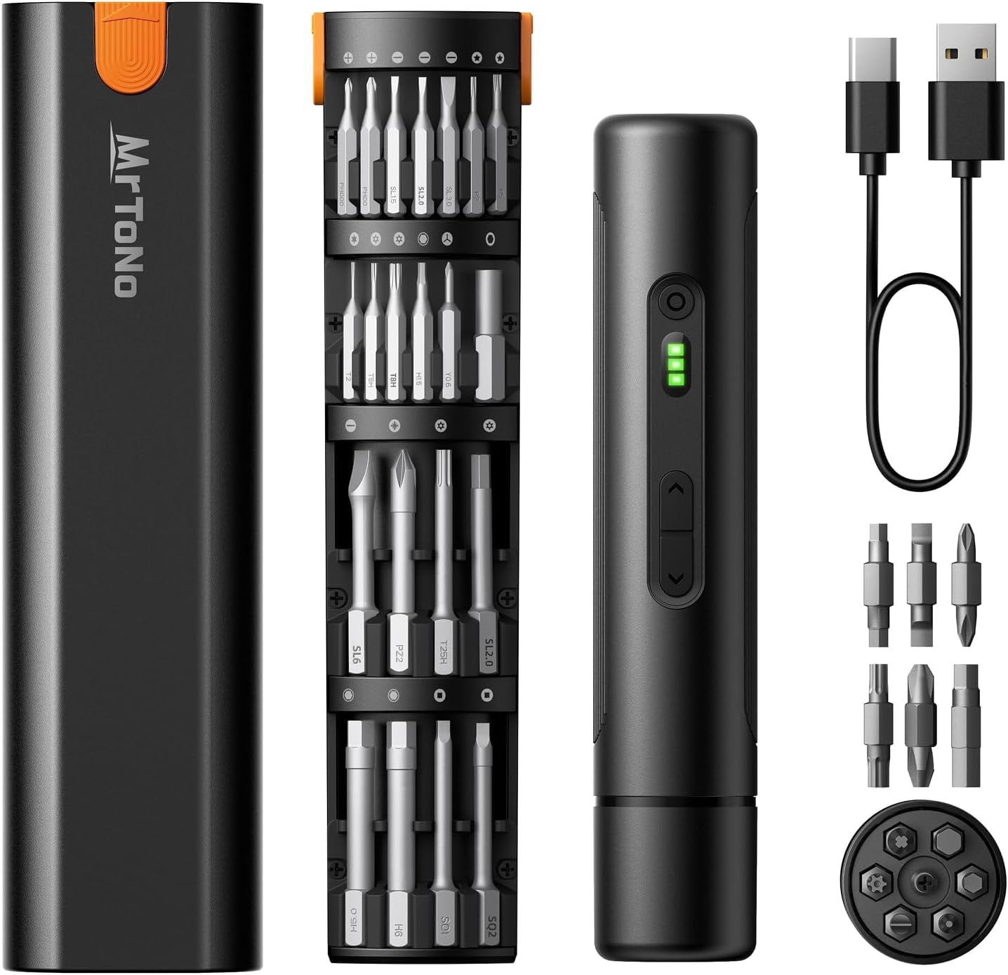 Electric Screwdriver, Cordless Screwdriver Set, Power Screwdriver Set ...