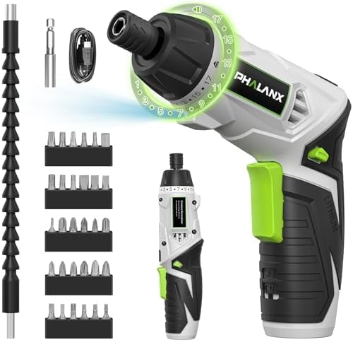 Electric Screwdriver Rechargeable 4V Cordless Screwdriver Set, Small ...