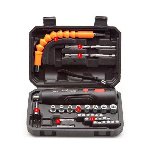 Electric Screwdriver Rechargeable Home Screwdriver Driver Multifunction ...