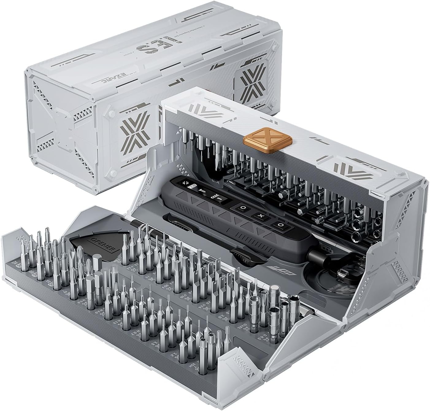 Electric Screwdriver Set, 181 in 1 Cordless Screwdriver, 3 Torque Settings with 160 Magnetic ...