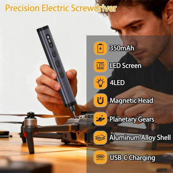 Electric Screwdriver Set, 78 in 1 Power Screwdriver, Precision ...