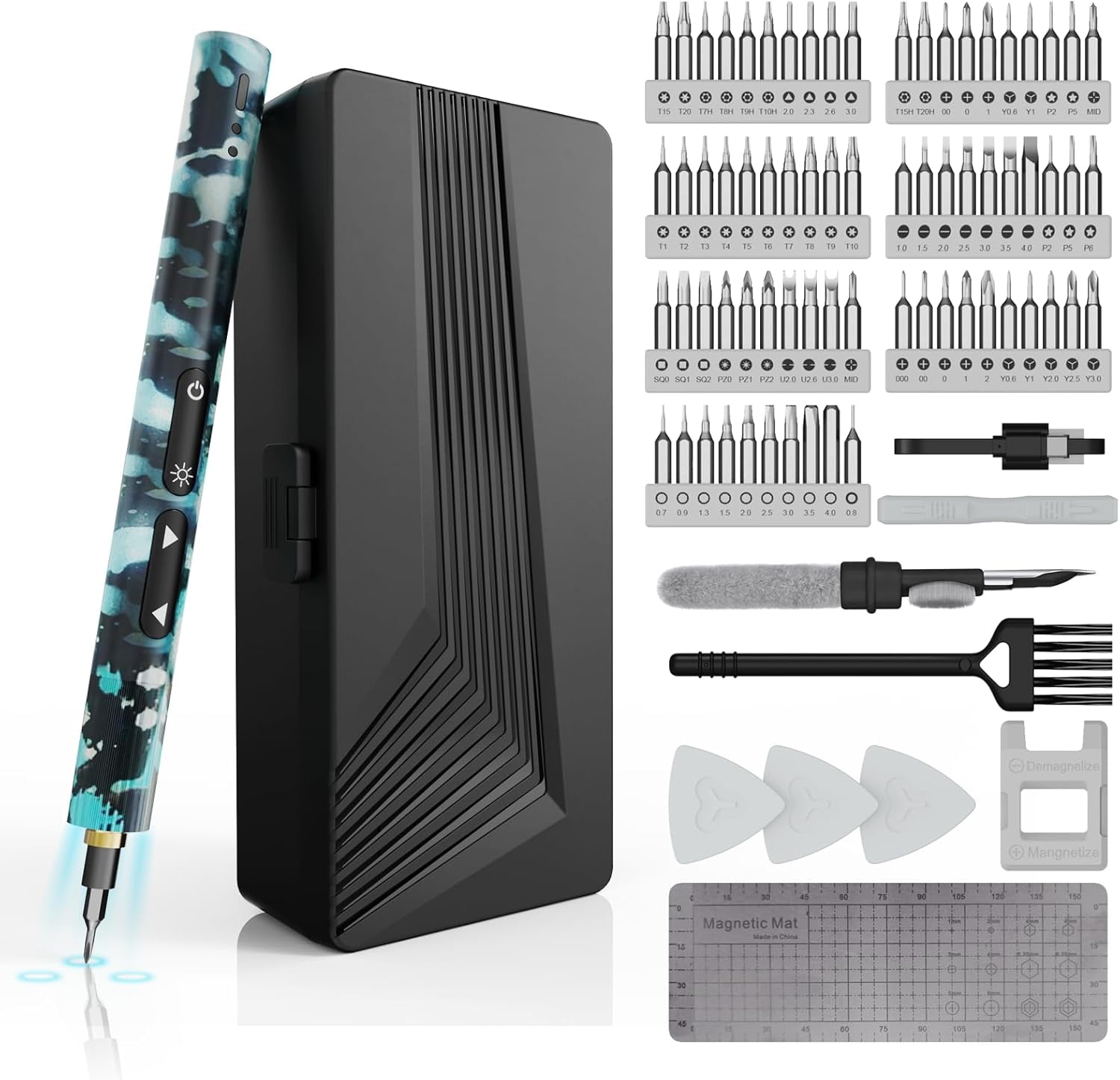 Electric Screwdriver Sets 78 in 1, Mini Electric Screwdriver with 70 ...