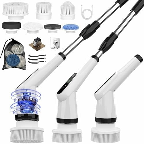 Electric Scrubber Brush, IPX7 Electric Scrubber for Shower, Electric ...