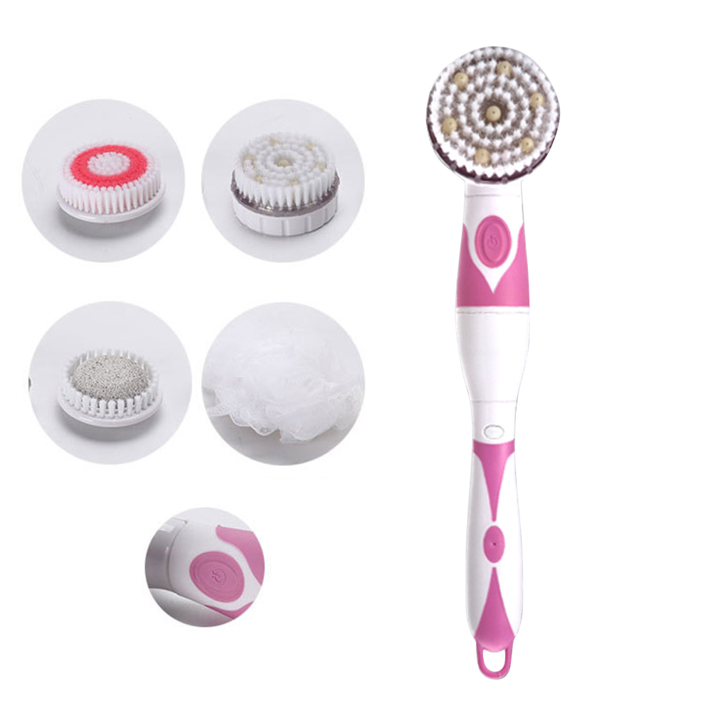 Electric Scrubber Spa Body Brush Rotating Water Proof Multifunction ...