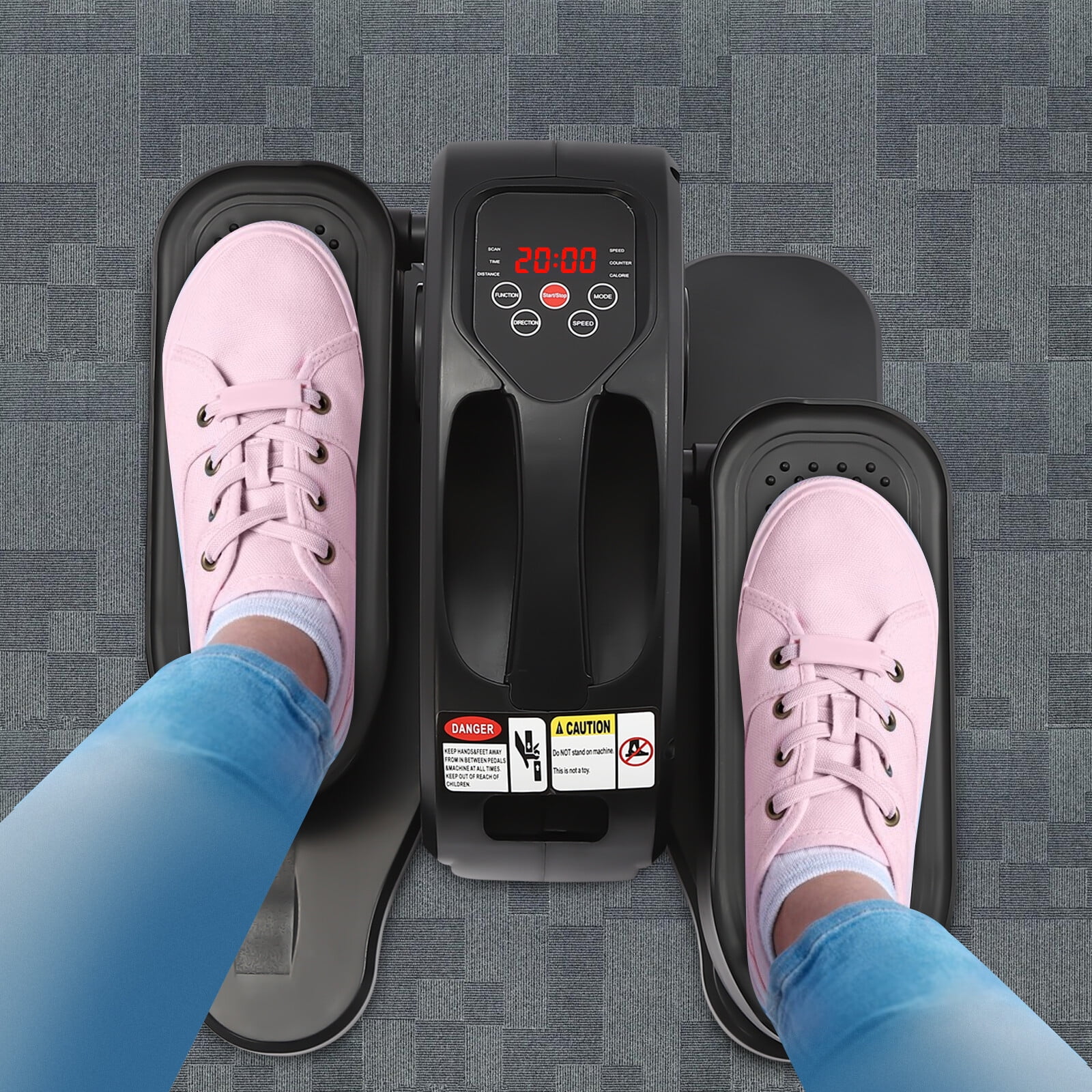 Electric Seated Leg Pedal Exerciser Under Desk Elliptical Machine W ...