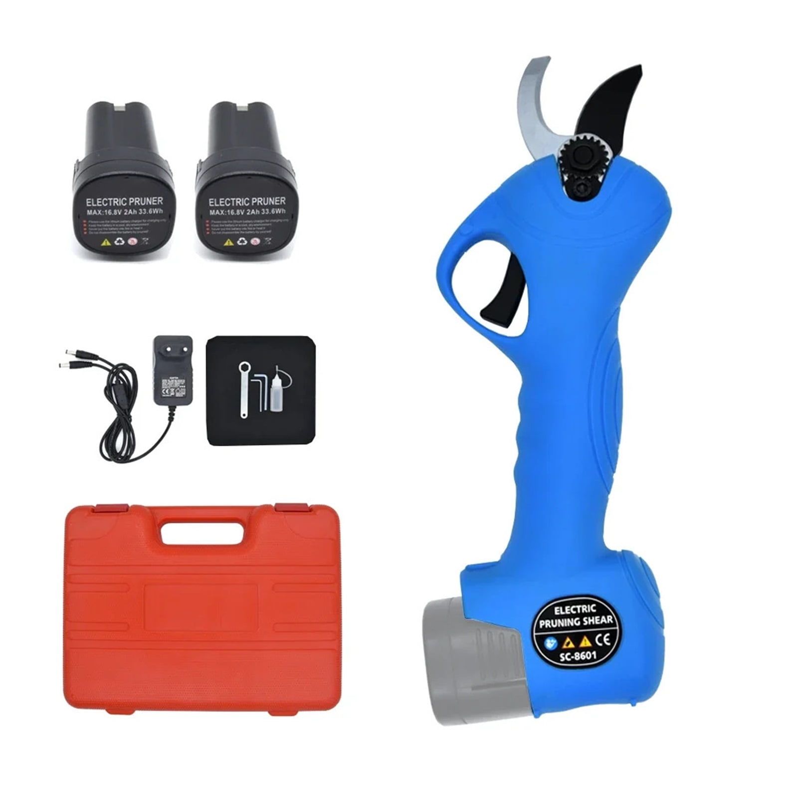 Electric Secateurs, 16.8V Cordless Pruner Lithium-ion Pruning Shear ...