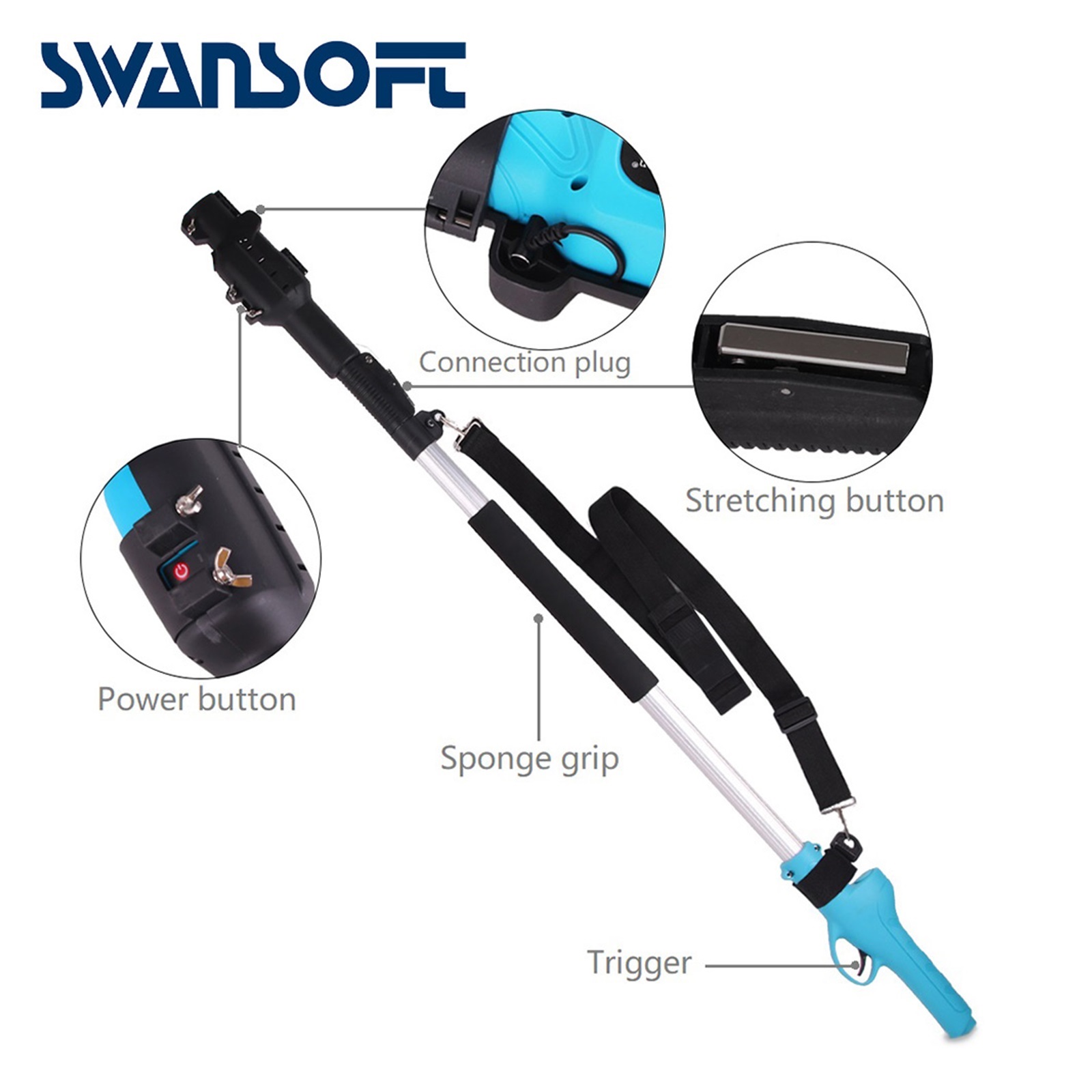 Electric Secateurs, 21V Cordless Lithium-ion Progressive Pruning Shear ...