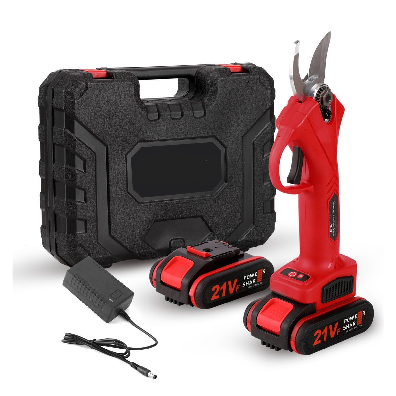 Electric Secateurs, 21V Cordless Electric Pruning Shears Pruning Garden ...