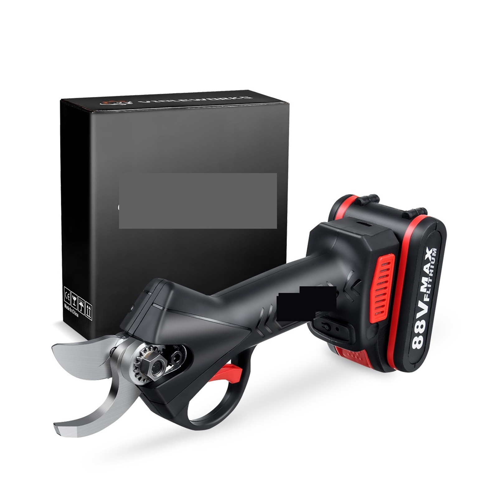 Electric Secateurs, 88V Cordless Pruner Pruning Shear Efficient Fruit Tree Bonsai Pruning ...