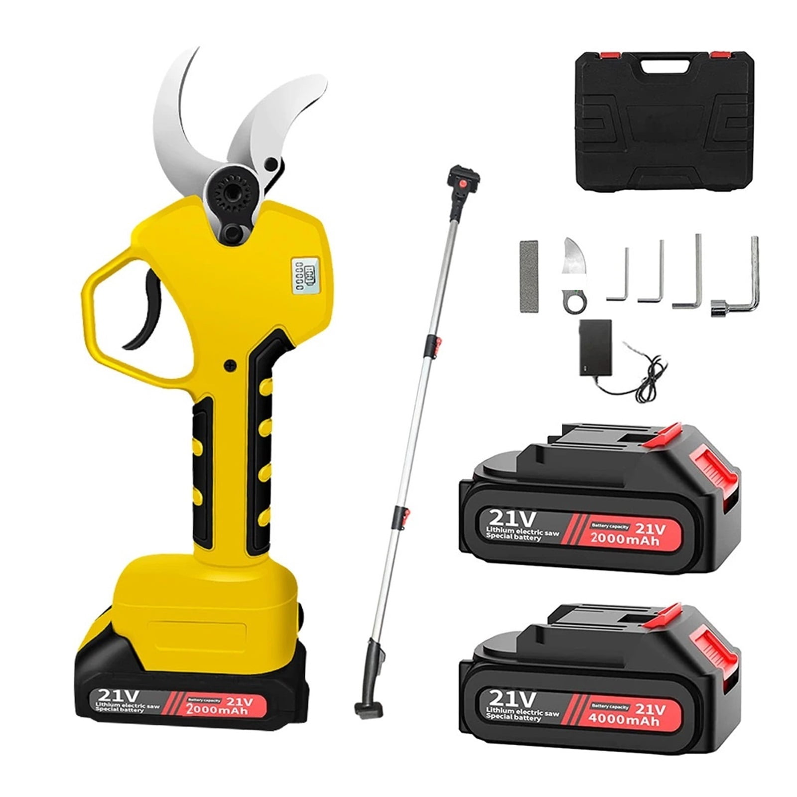 Electric Secateurs, Electric Pruning Shears, Cordless Pruner With 75 ...