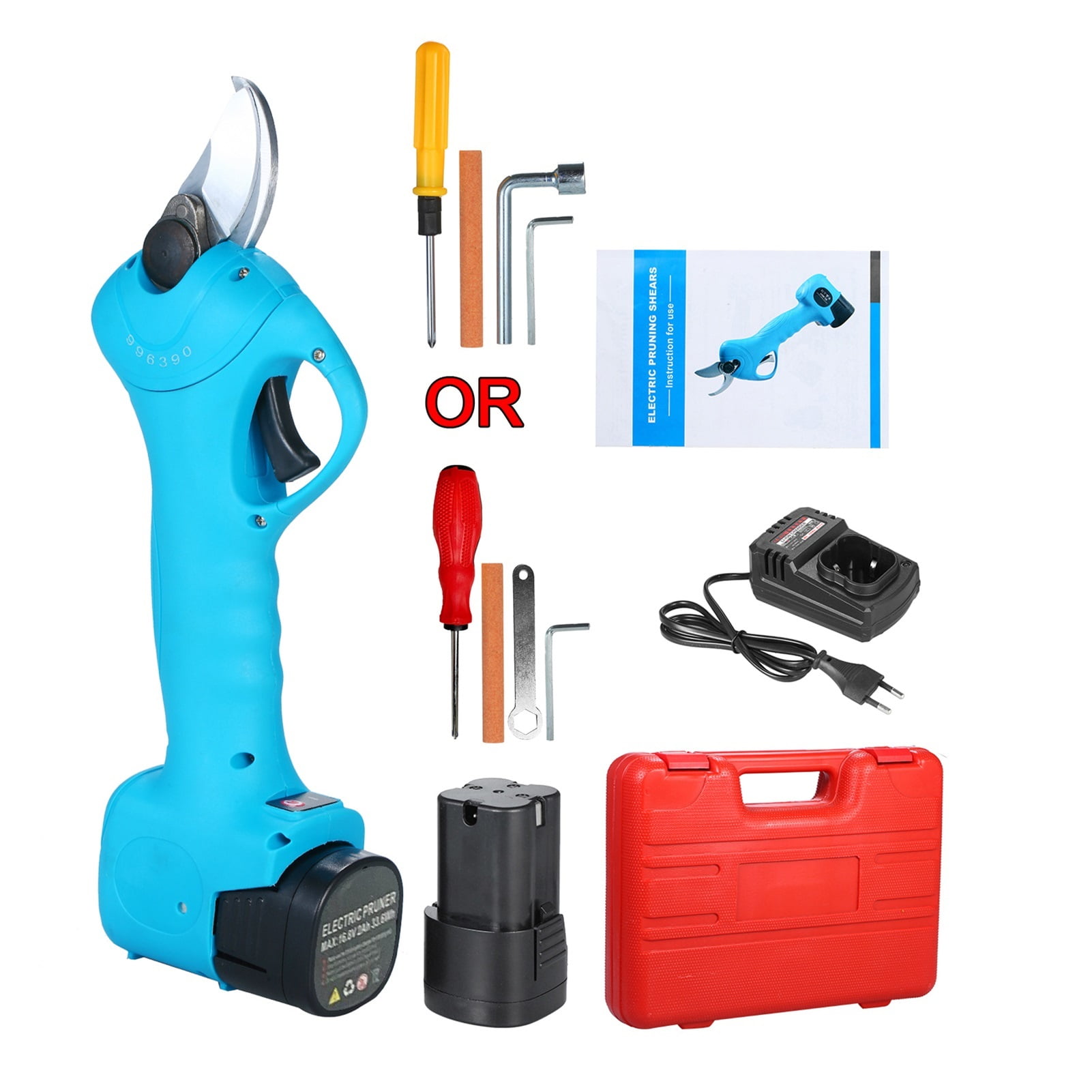 Electric Secateurs, Portable Cordless Electric Pruning Shears ...