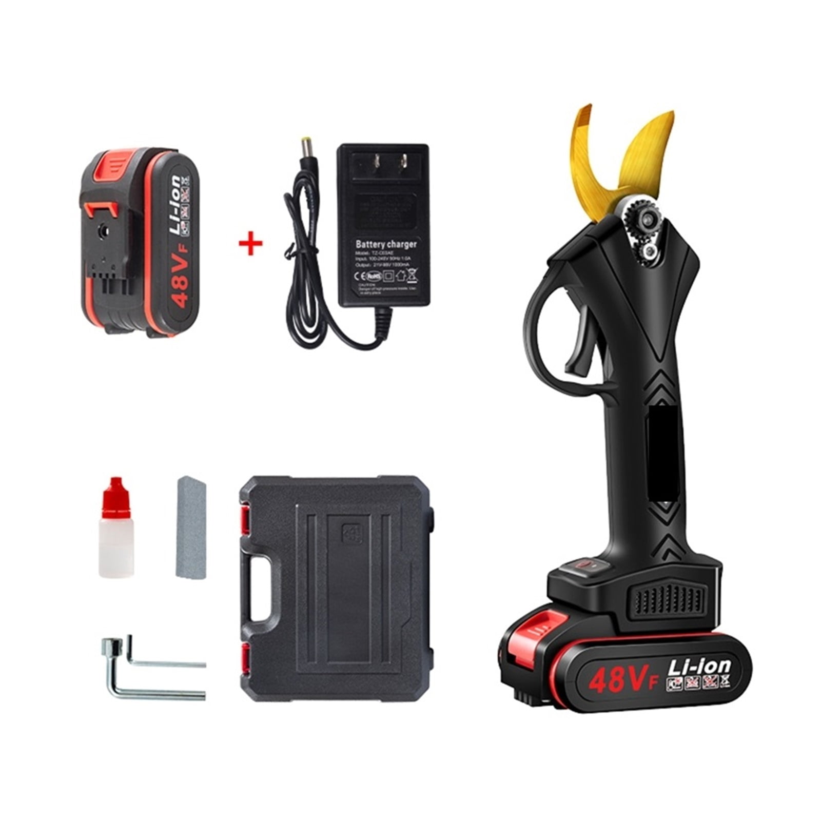 Electric Secateurs, Professional Cordless Electric Pruning Shears 48vf ...