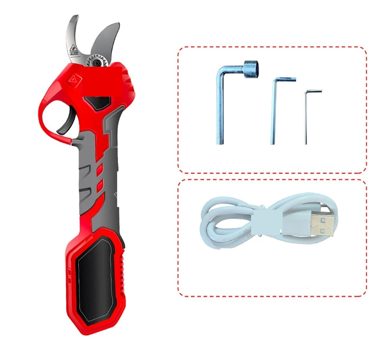 Electric Secateurs, Electric Pruning Shears 25mm Cutting Diameter Sharp ...