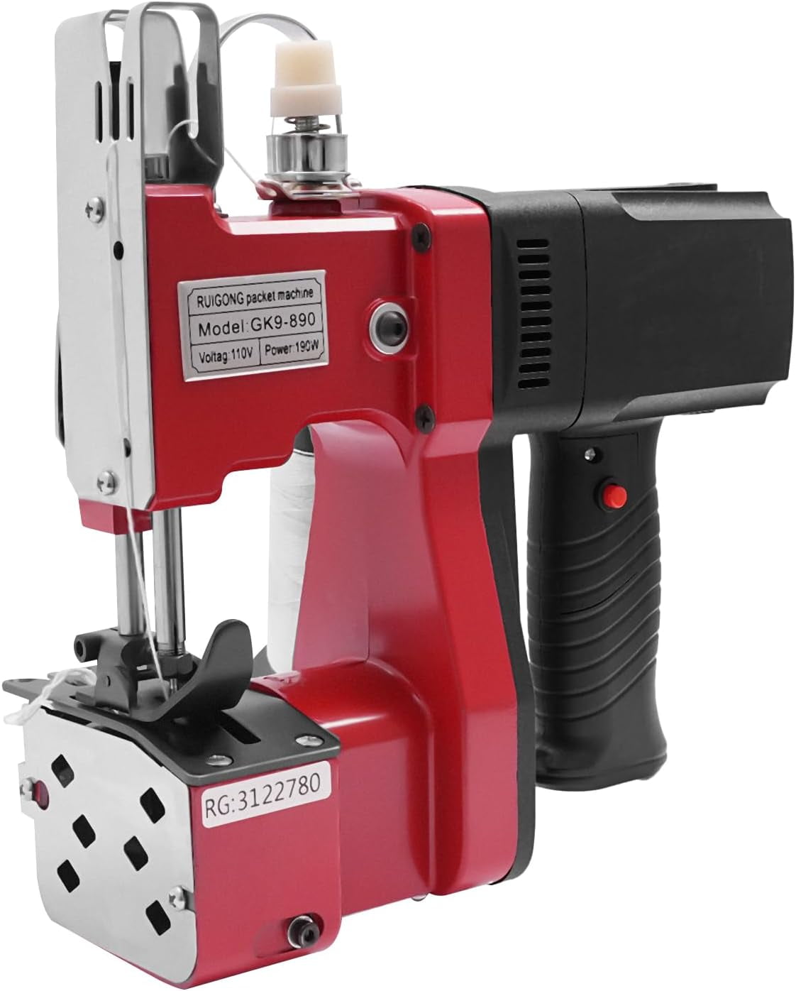 Electric Sewing Machine, 1800RPM Portable Bag Closing Machine Canvas ...