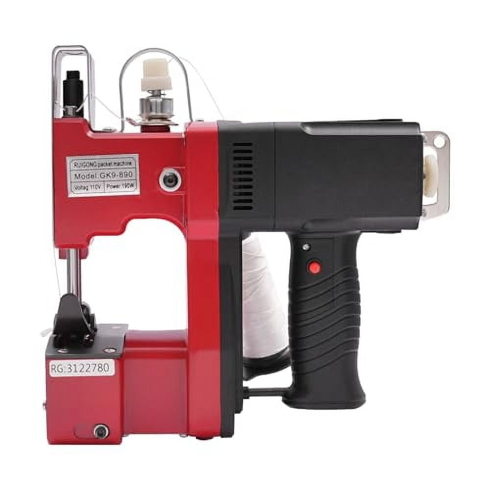 Electric Sewing Machine, 1800RPM Portable Handheld Bag Sewing Machine ...