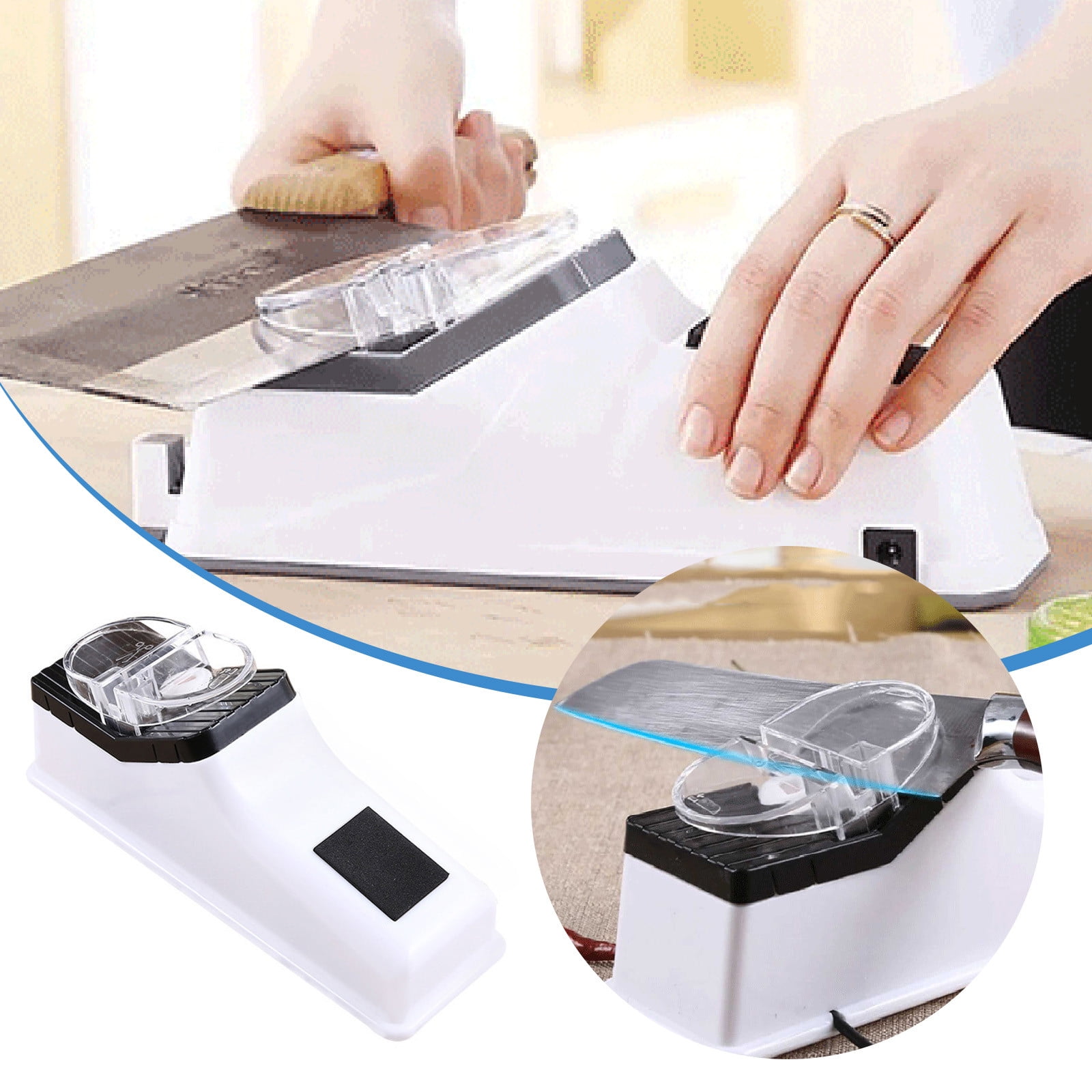 Electric Sharpener Kitchen Sharpening Stone Grinder Home Sharpener ...