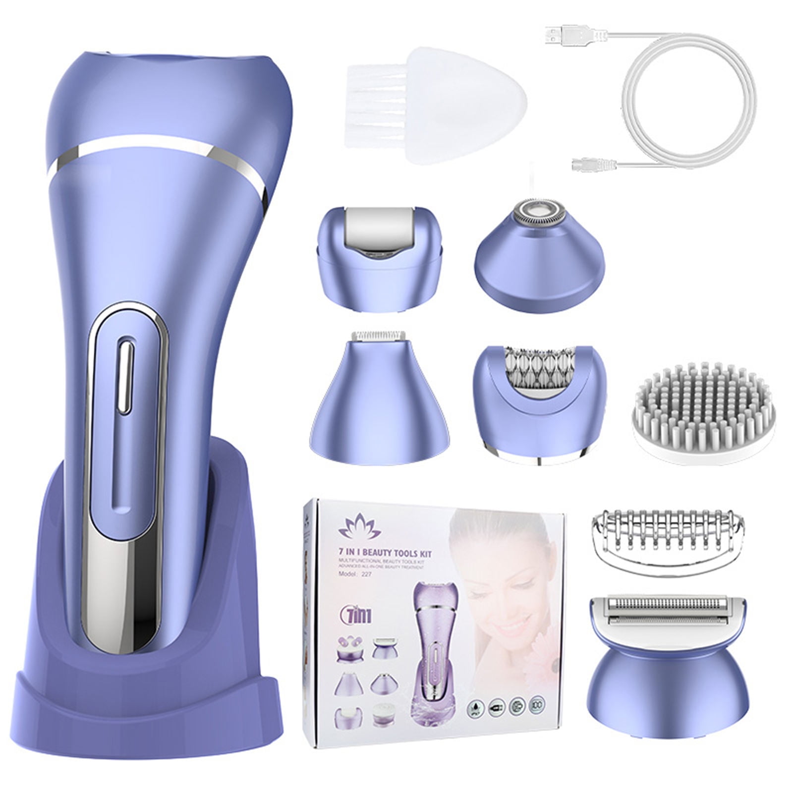 Electric Shaver Cutter for Women Waterproof Bikinis Trimmer Wet & Dry ...