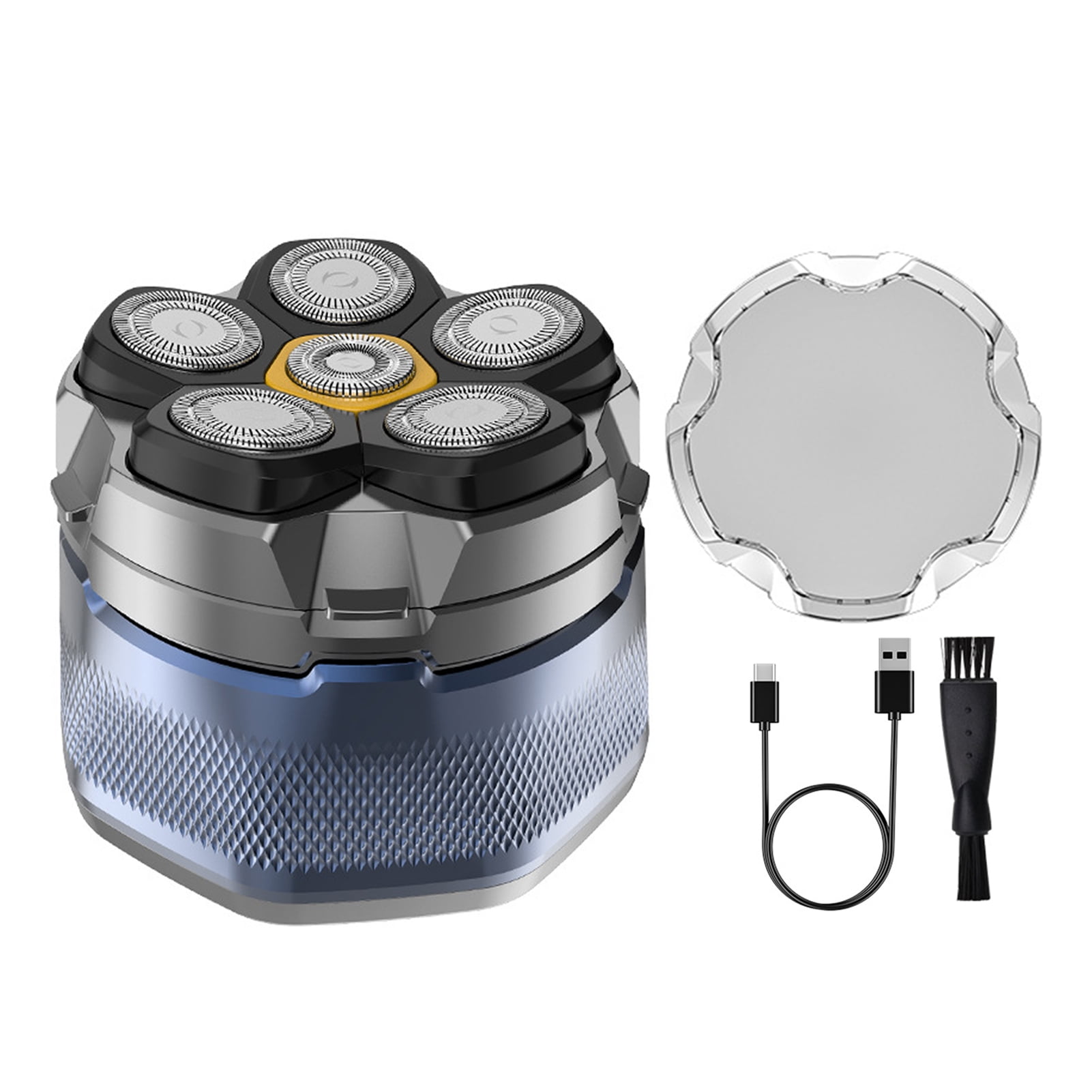 Electric Shaver IPX8 Waterproof Wet Dry Technology 6D Floating Head ...