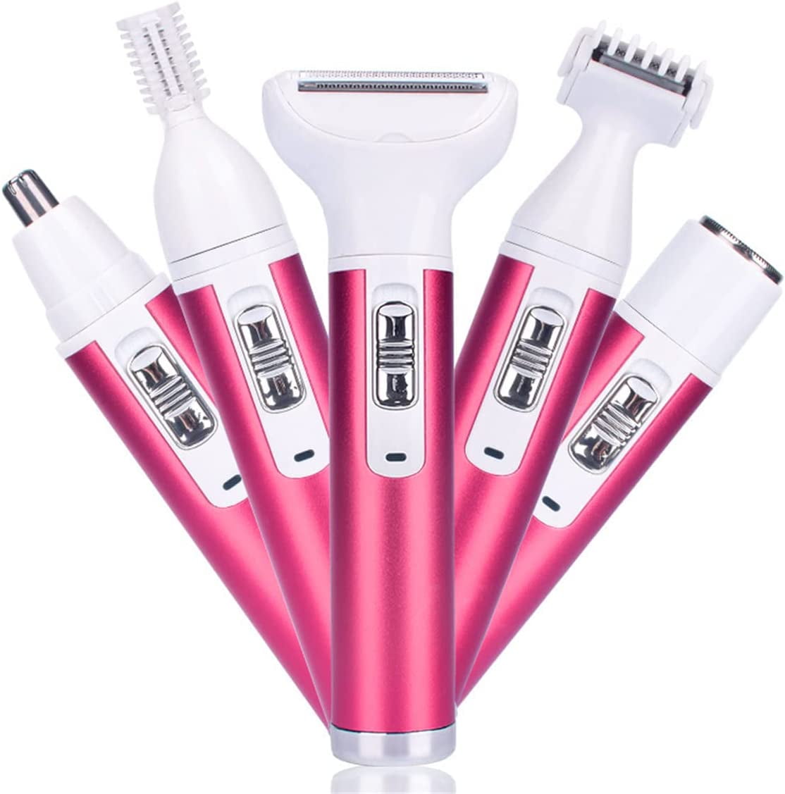 5-in-1 Electric Shaver for Women, Portable, Wet & Dry, Painless ...