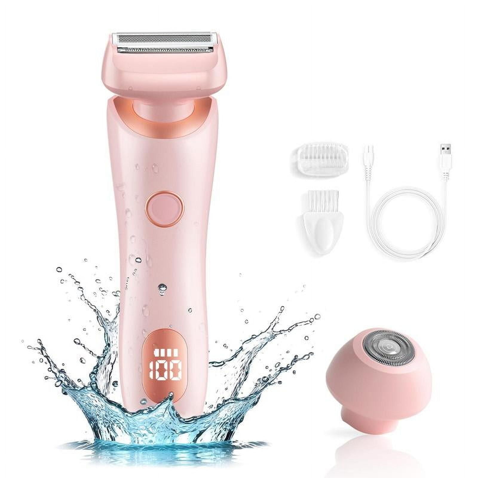 Electric Shaver for Women Legs, Lady Razors Hair Removal Waterproof Wet ...