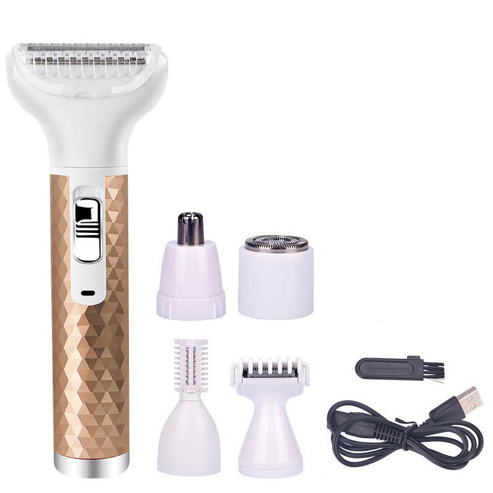 Electric Shaver for Women, Rechargeable Hair Removal Electric Razor USB ...