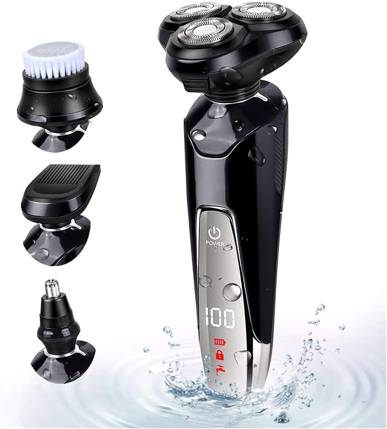 Electric Shavers for Men Bald Head Shaver LED Mens Electric Shaving ...