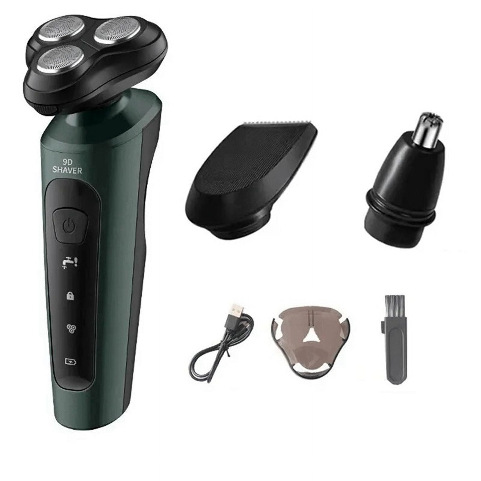 Electric Shavers for Men Waterproof Electric Trimmer Razors Wet Dry Use ...