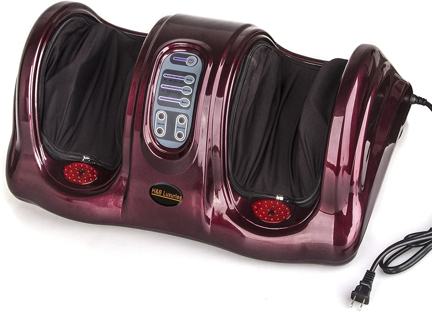 Electric Shiatsu Foot Massager for Pain Relief, Deep Kneading Rolling ...