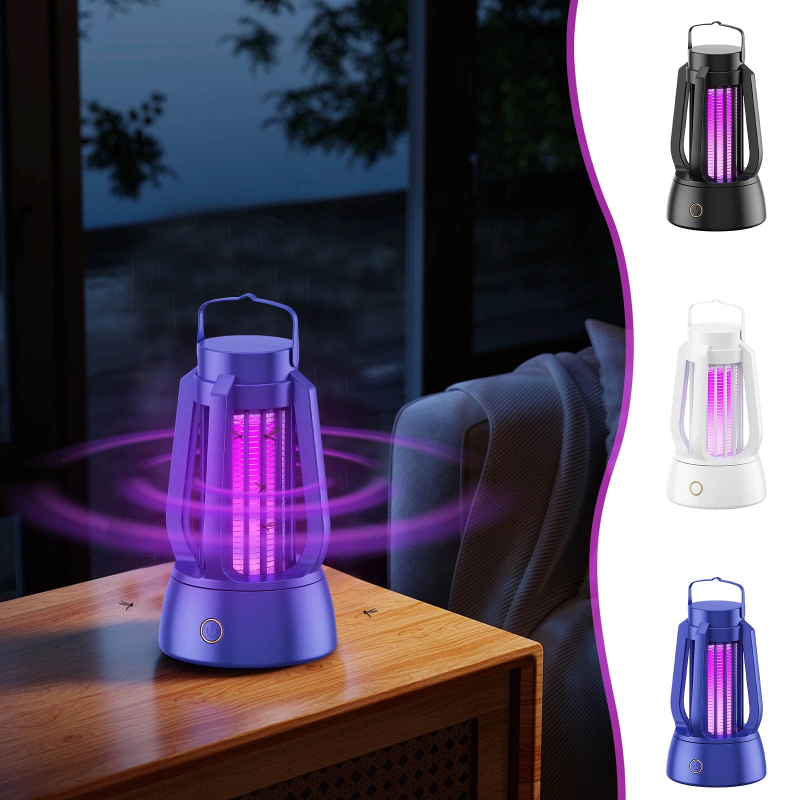 Electric Shock USB Mosquito Killer Lamp, 2025 New Anti-Mosquito Light, Bug Zapper for Indoor ...