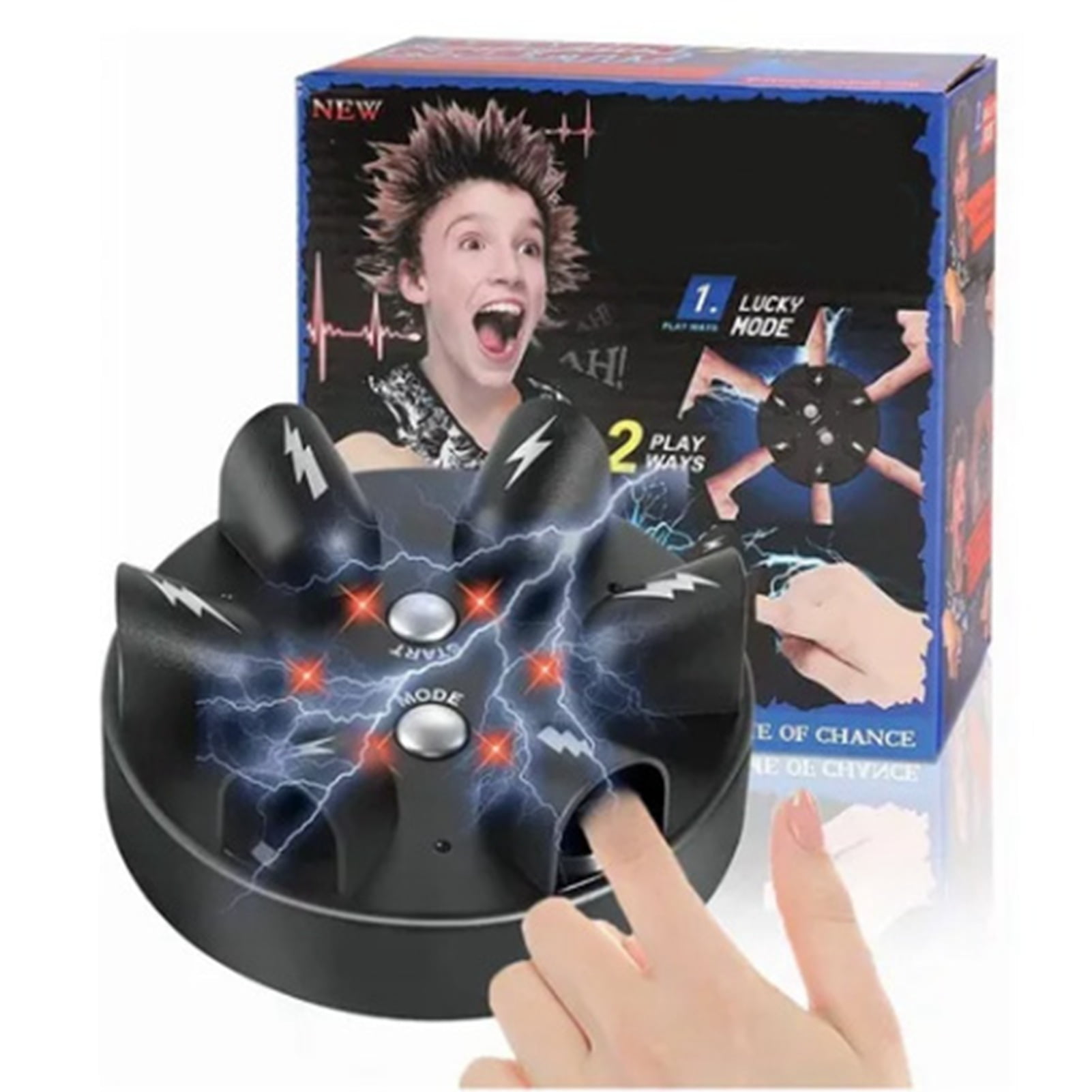 Electric Shocking Roulette 6 Fingers Lucky Electric Shock Finger Game ...