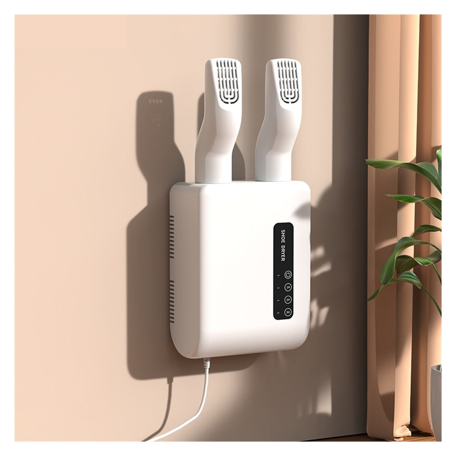Electric Shoe Dryer Machine Timed Wall Mounted 360° Rotatable Portable ...