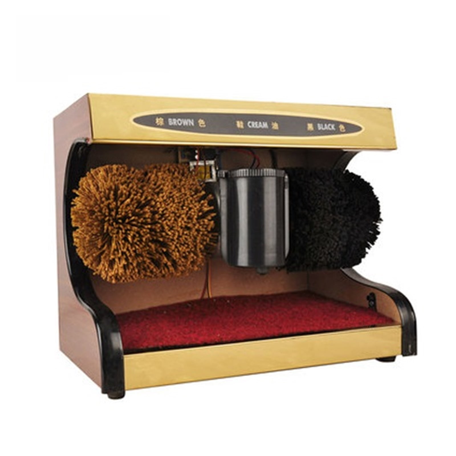 Electric Shoes Cleaner Shiner Sole Care Boot Shoe Polisher Brush Automatic Polishing Leather ...