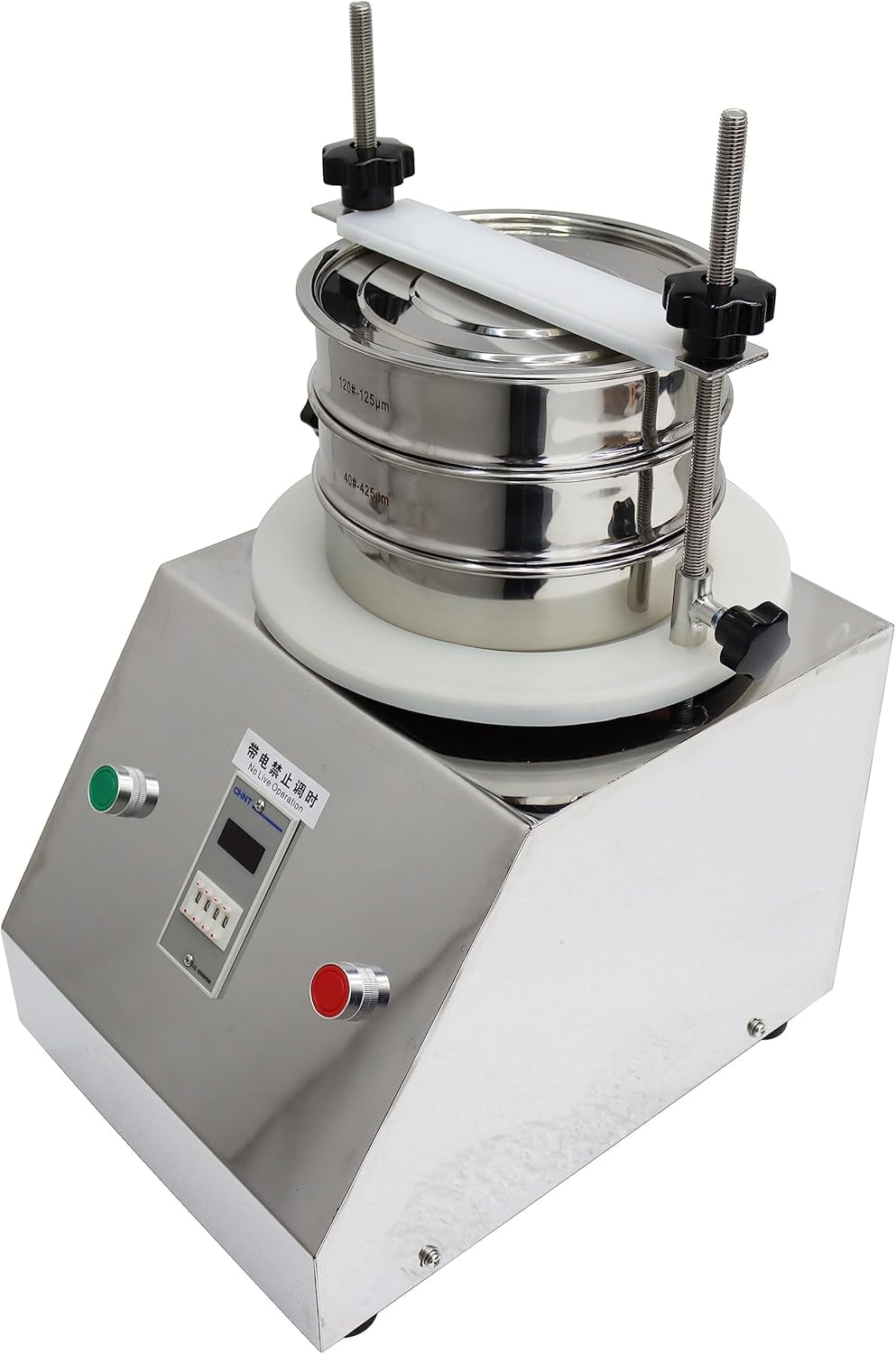 Electric Sieve Electric Stainless Steel Powder Shaker with 40 Mesh and ...