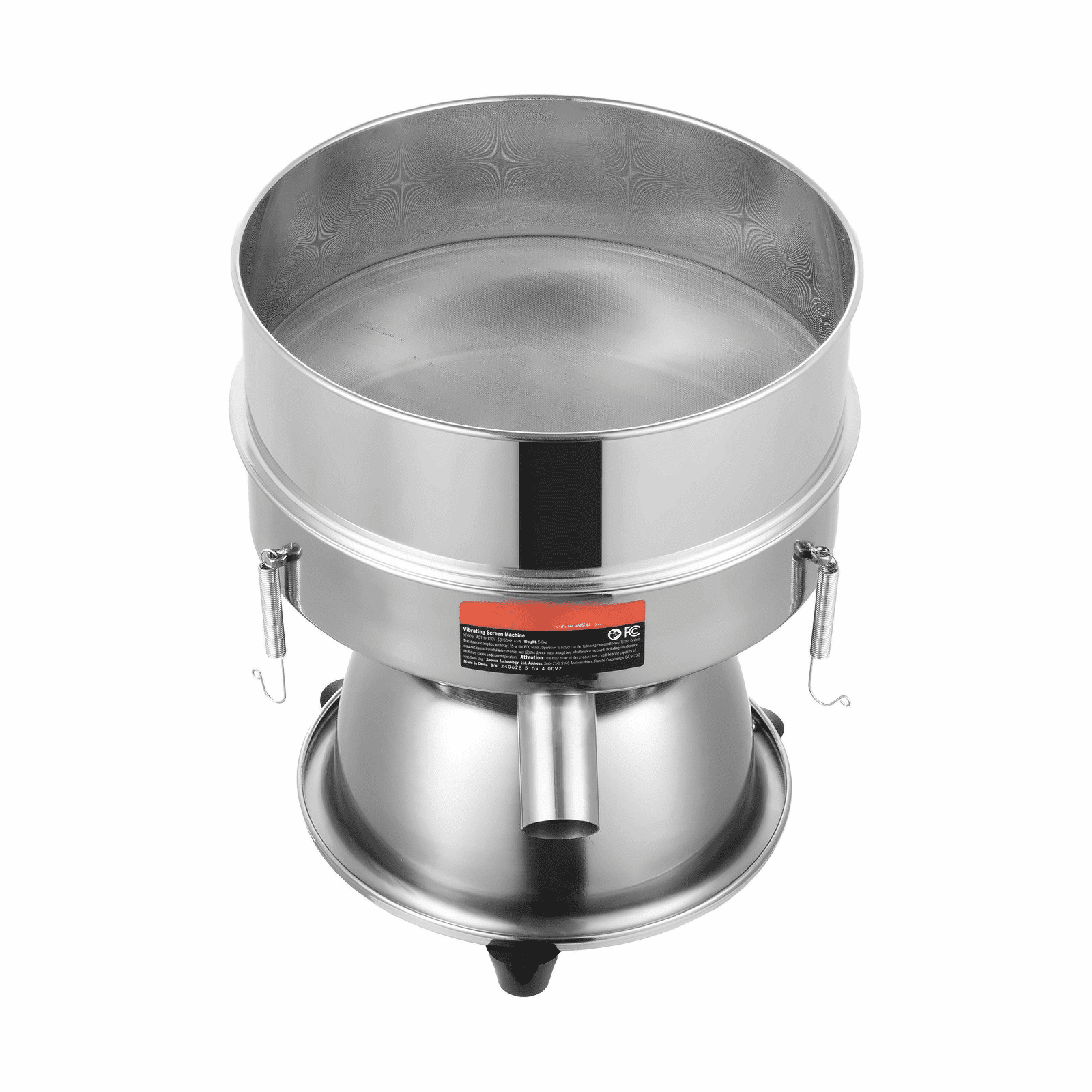 Electric Sieve Shaker Machine, 40/60 Mesh Automatic Sifter - Stainless ...