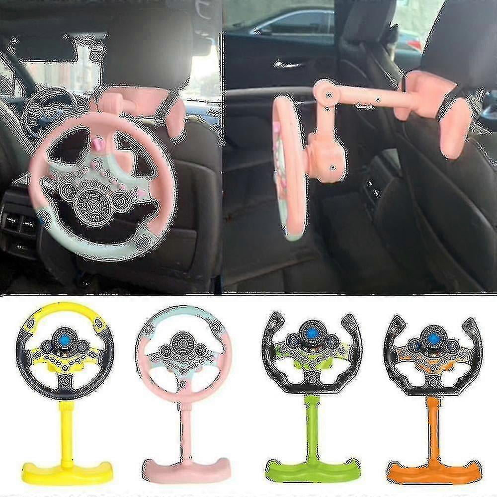 Electric Simulation Steering Wheel Toy With Sound And Light Educational ...