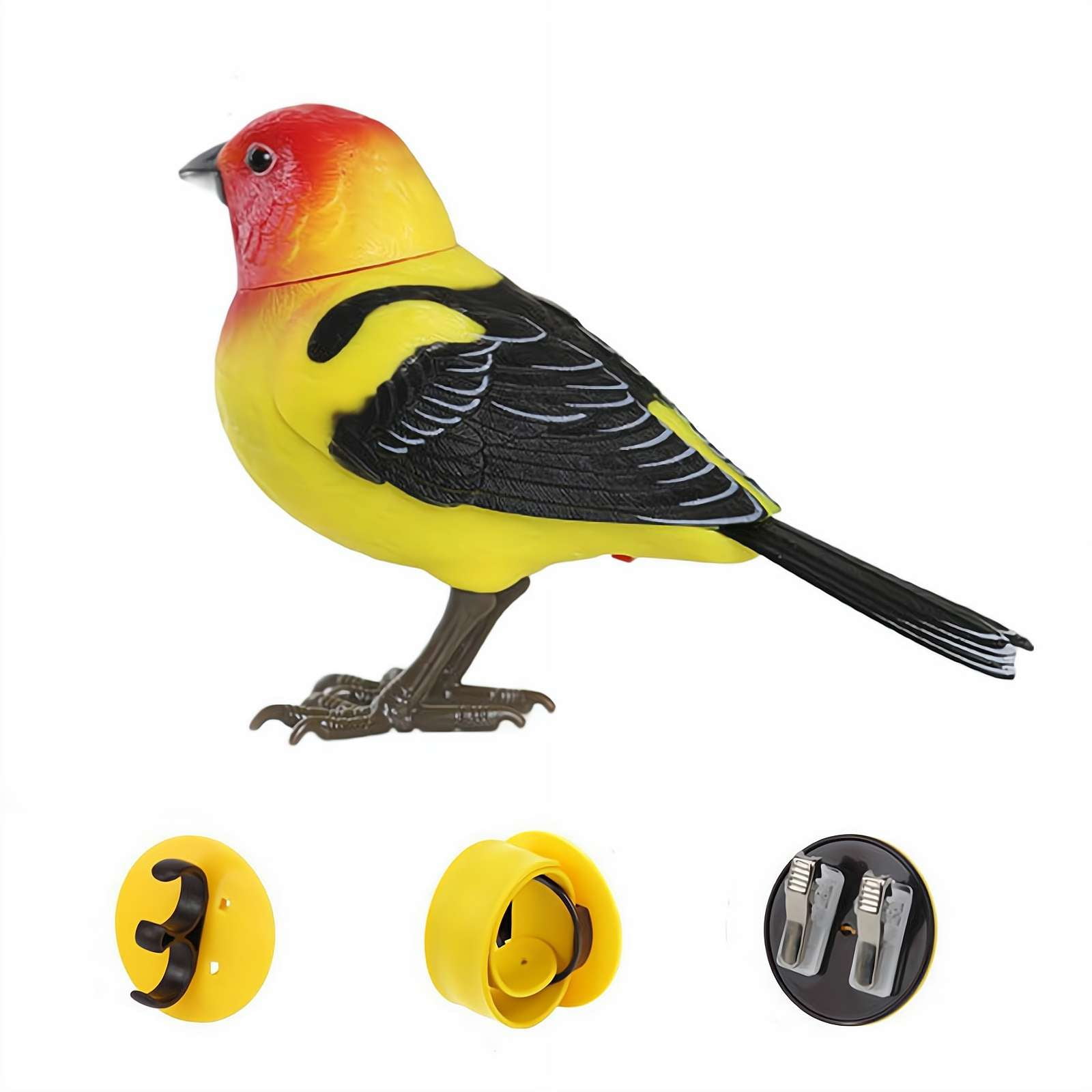 Electric Singing and Chirping Bird Toy, Cute Interactive Decoration ...