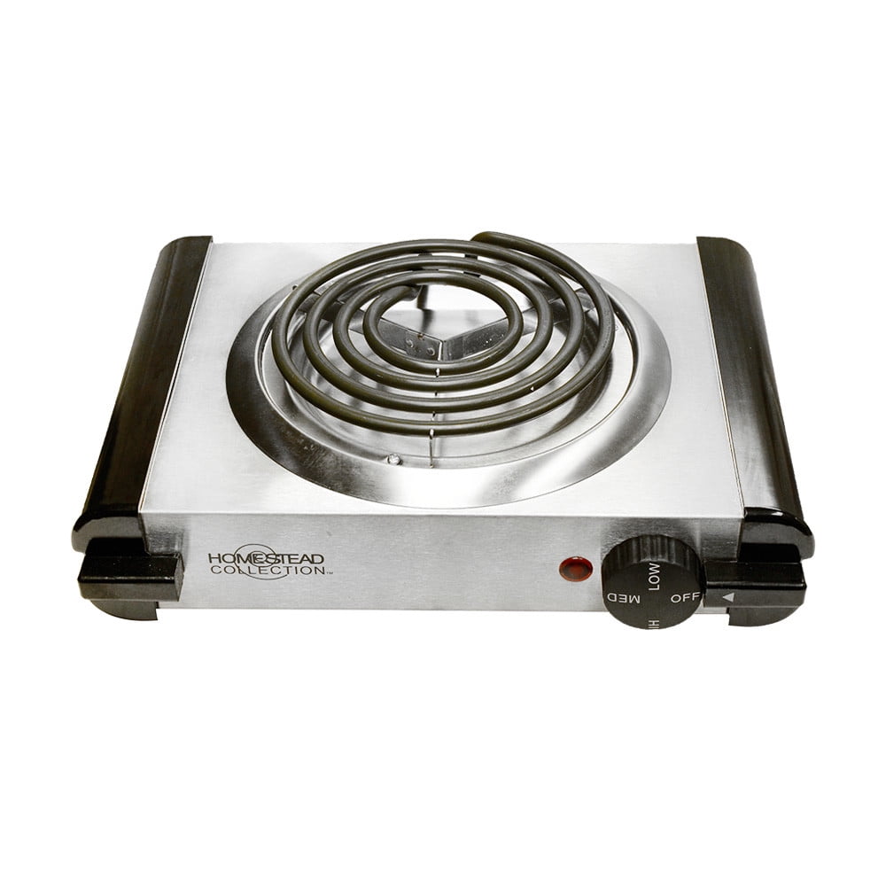 Electric Single Burner Stove 120V Portable Outdoor Indoor Cooking ...
