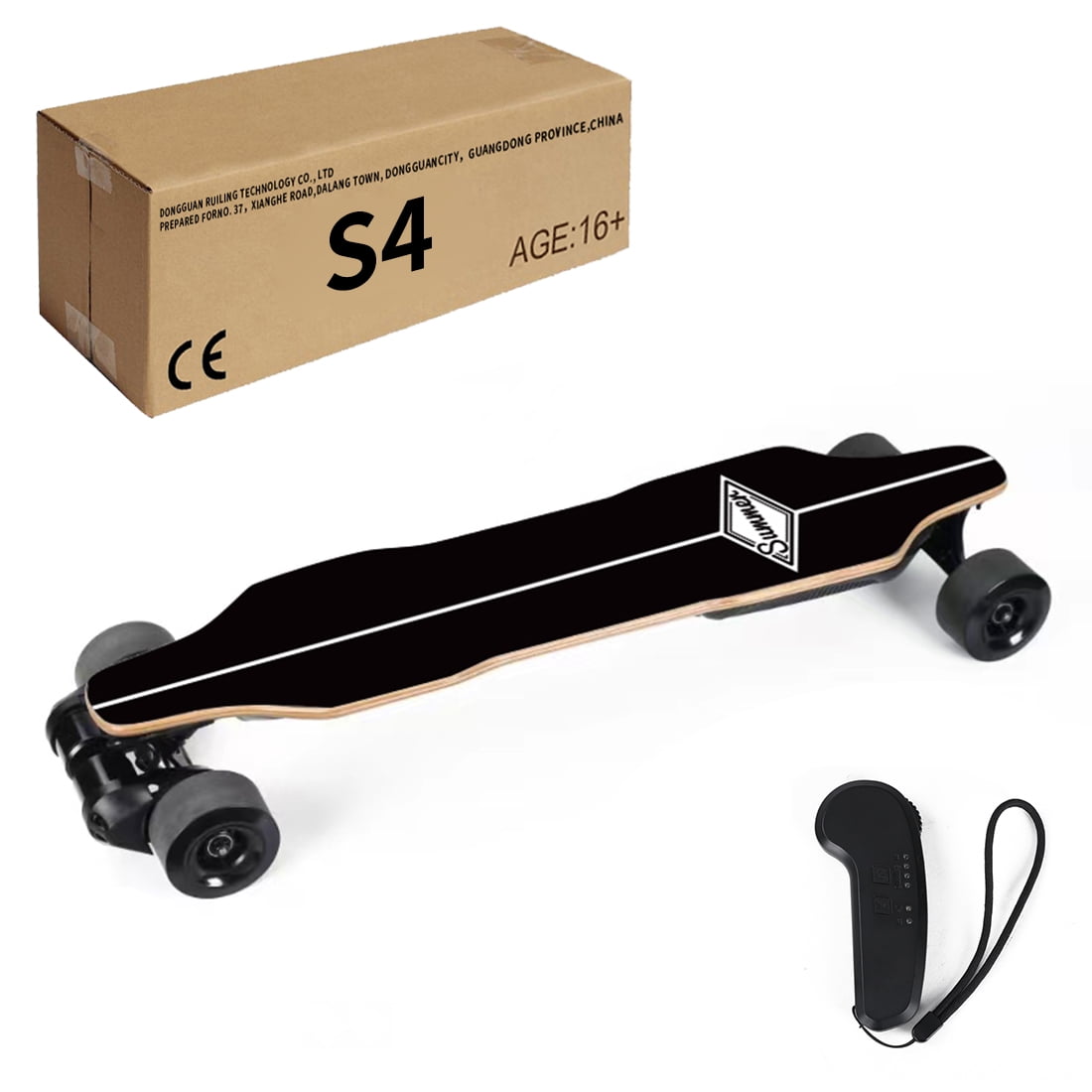 Electric Skateboard, 2.4G Smart Pro Electric Skateboard with Dual 1000W ...