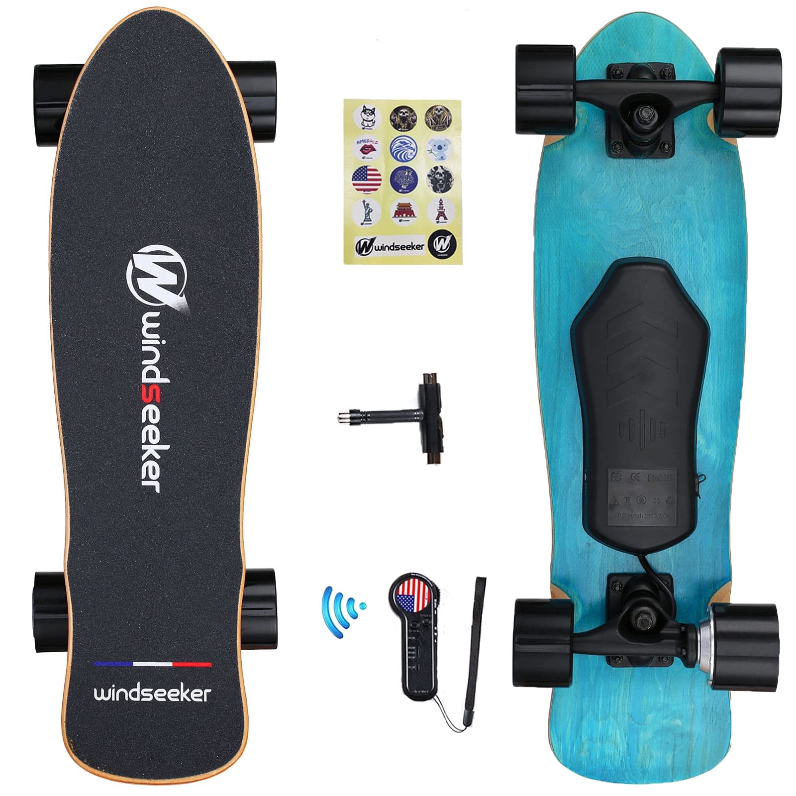 Electric Skateboard, 350W Peak,29" Eboard with Remote Control,Max 12 ...